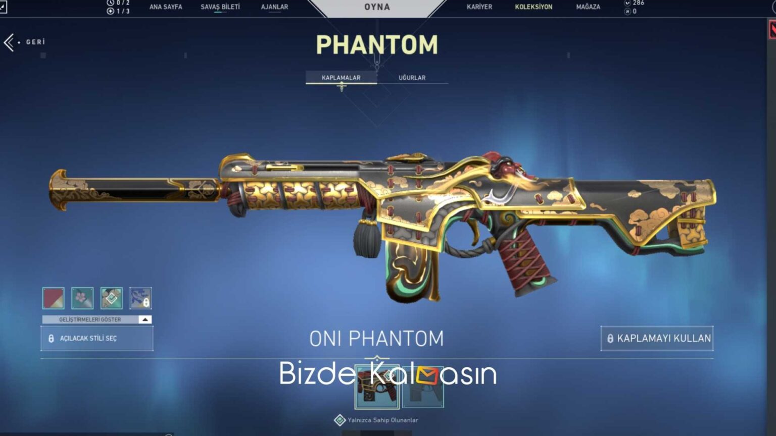 Oni Phantom Kaç VP - Bizde Kalmasın