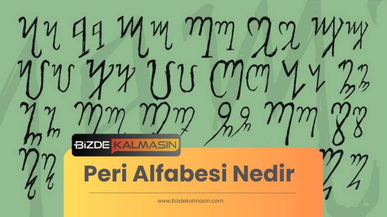 Peri Alfabesi Nedir ? Peri Alfabesi İle İsim Yazma - Bizde Kalmasın